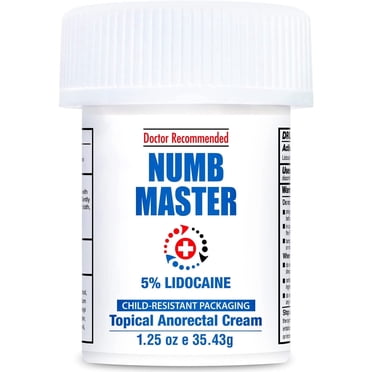 Dr. Numb 5% Lidocaine Topical Anesthetic Numbing Cream, Strong OTC Pain ...