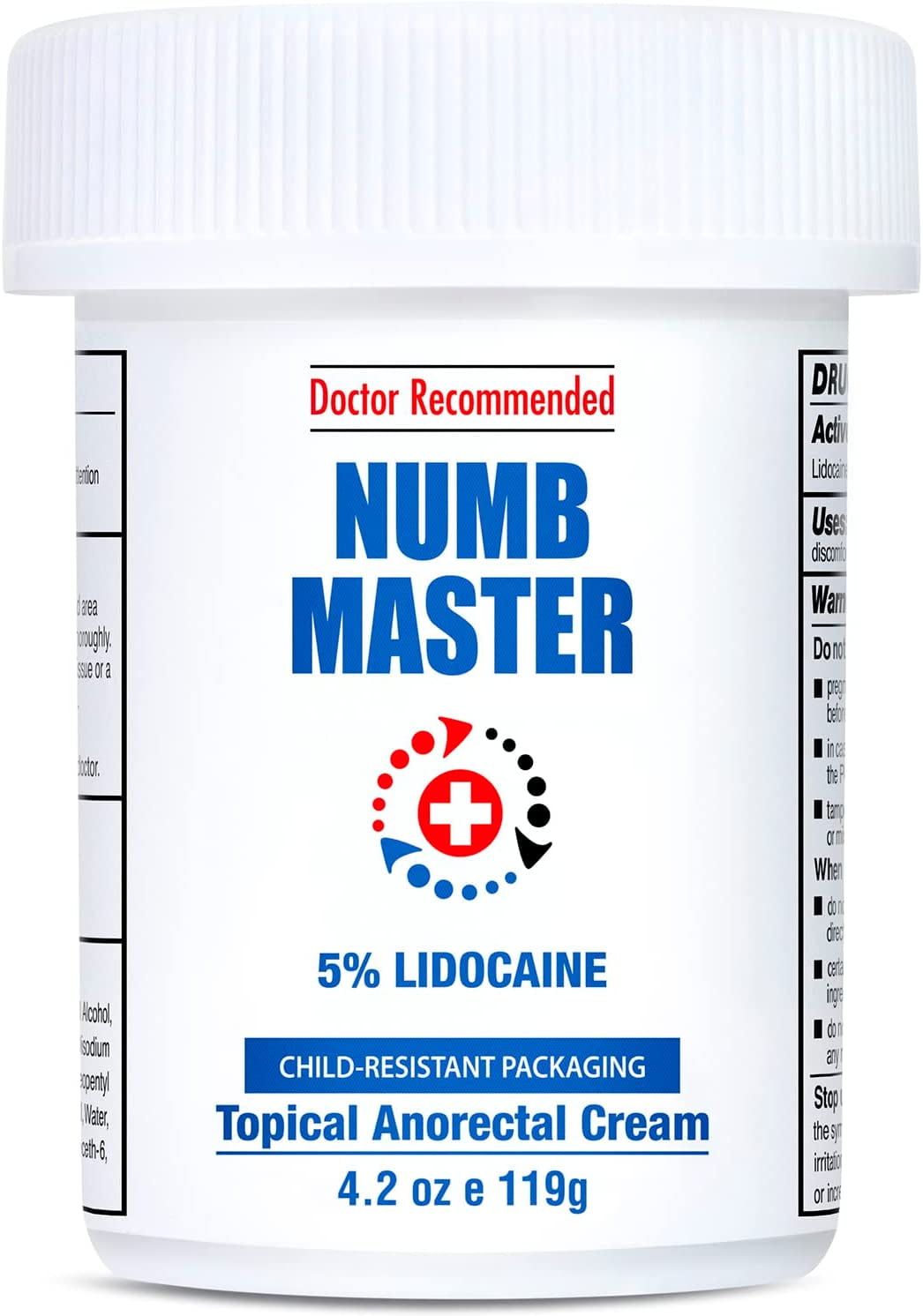 Numb Master 5% Lidocaine Numbing Cream, Maximum Strength Fast Acting ...