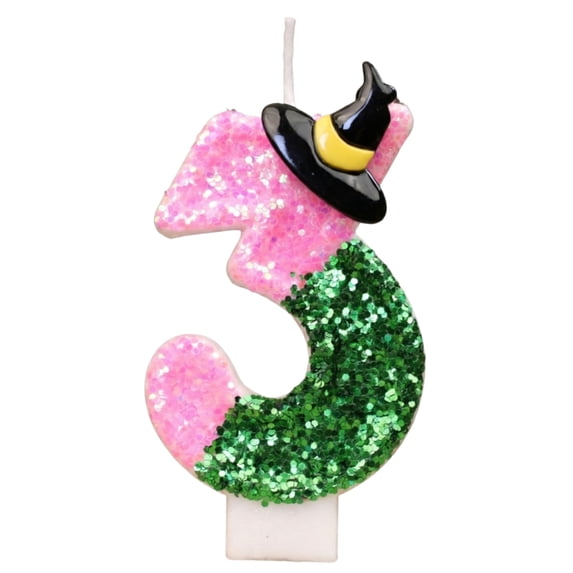 number-1-birthday-candle-with-witch-hat-design-creative-cartoon-style