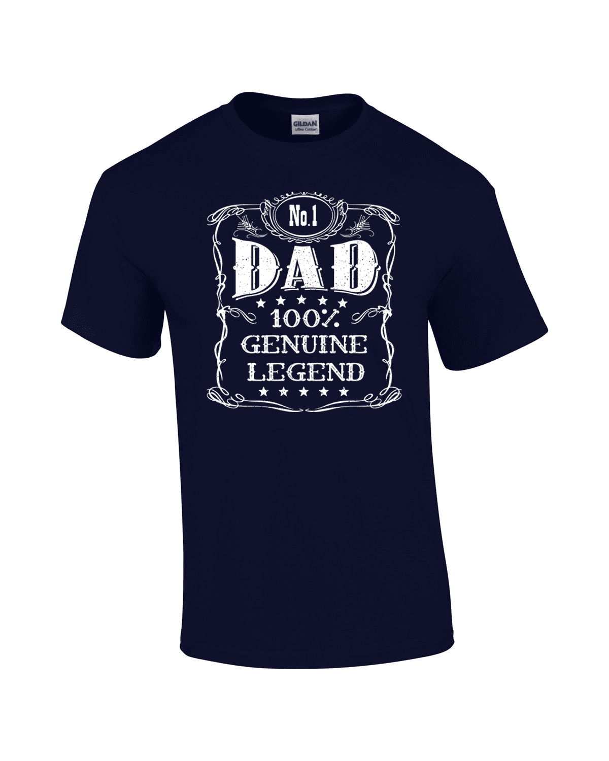 Number 1 Dad Genuine Legend Inspiring Father's Day Fatherhood Role ...