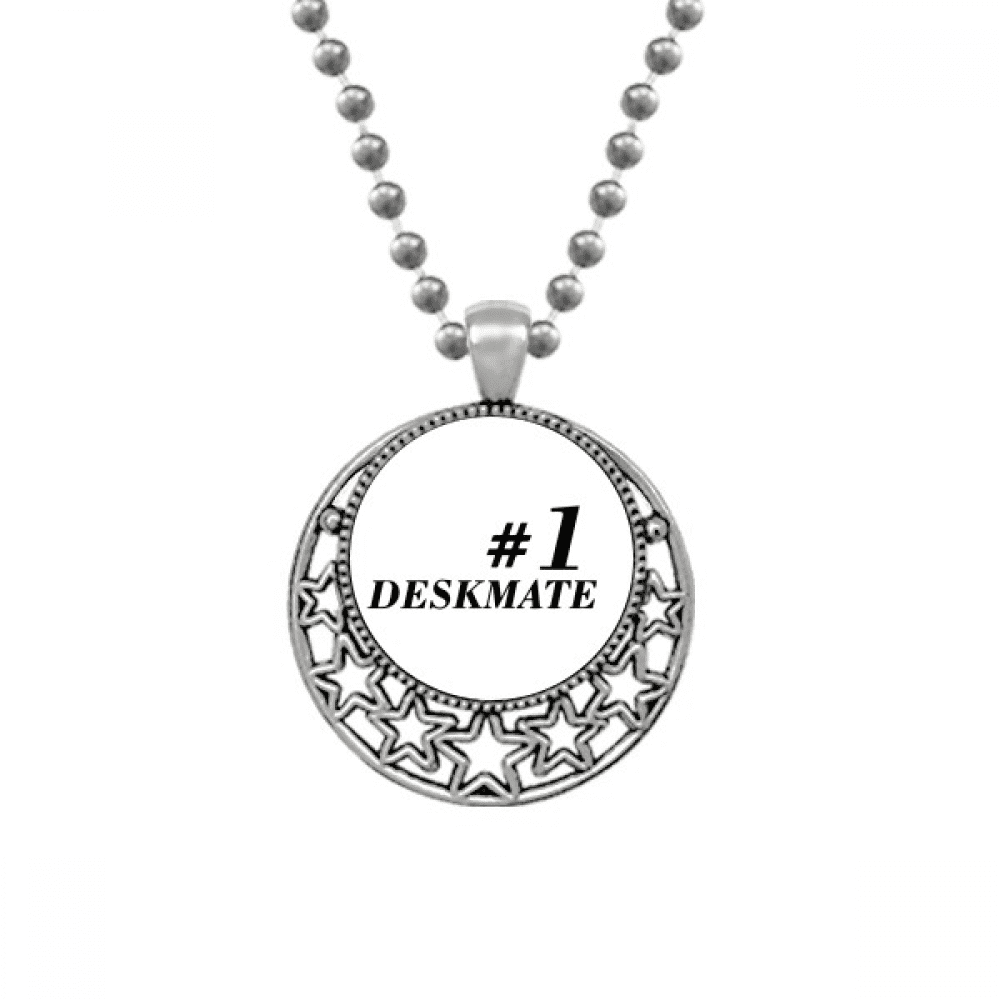 Number.1 Deskmate Graduation Season Necklaces Pendant Retro Moon Stars ...