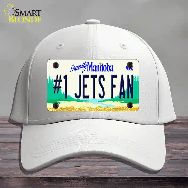 Number 1 Jets Fan Manitoba Novelty License Plate Hat Tag Cotton White ...