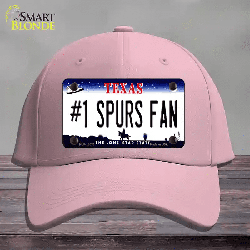 Number 1 Spurs Fan Novelty License Plate Hat Tag Cotton Pink - Walmart.com