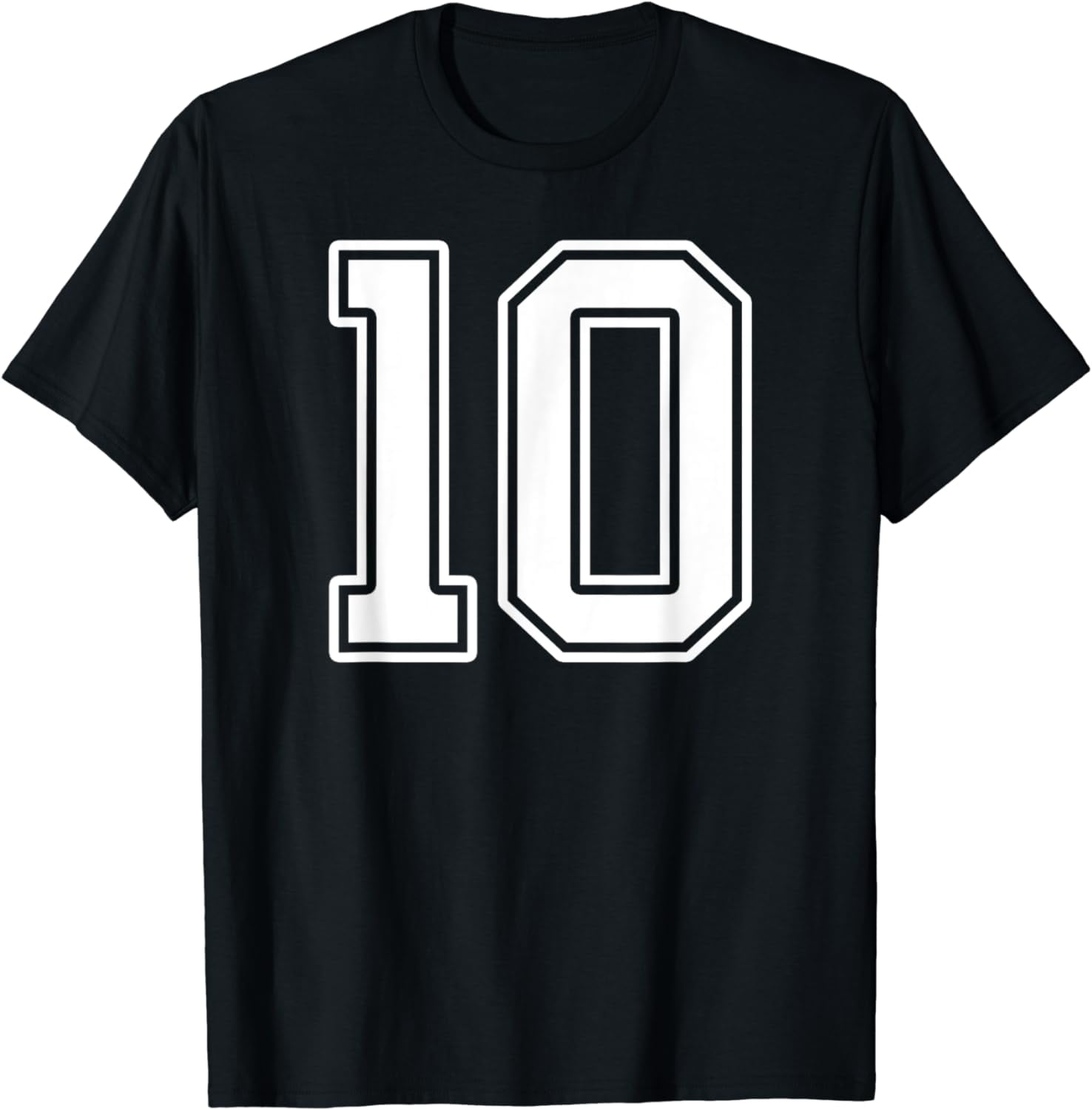 Number 10 Fan Player Jersey Style #10 Men Women Kids T-Shirt - Walmart.com