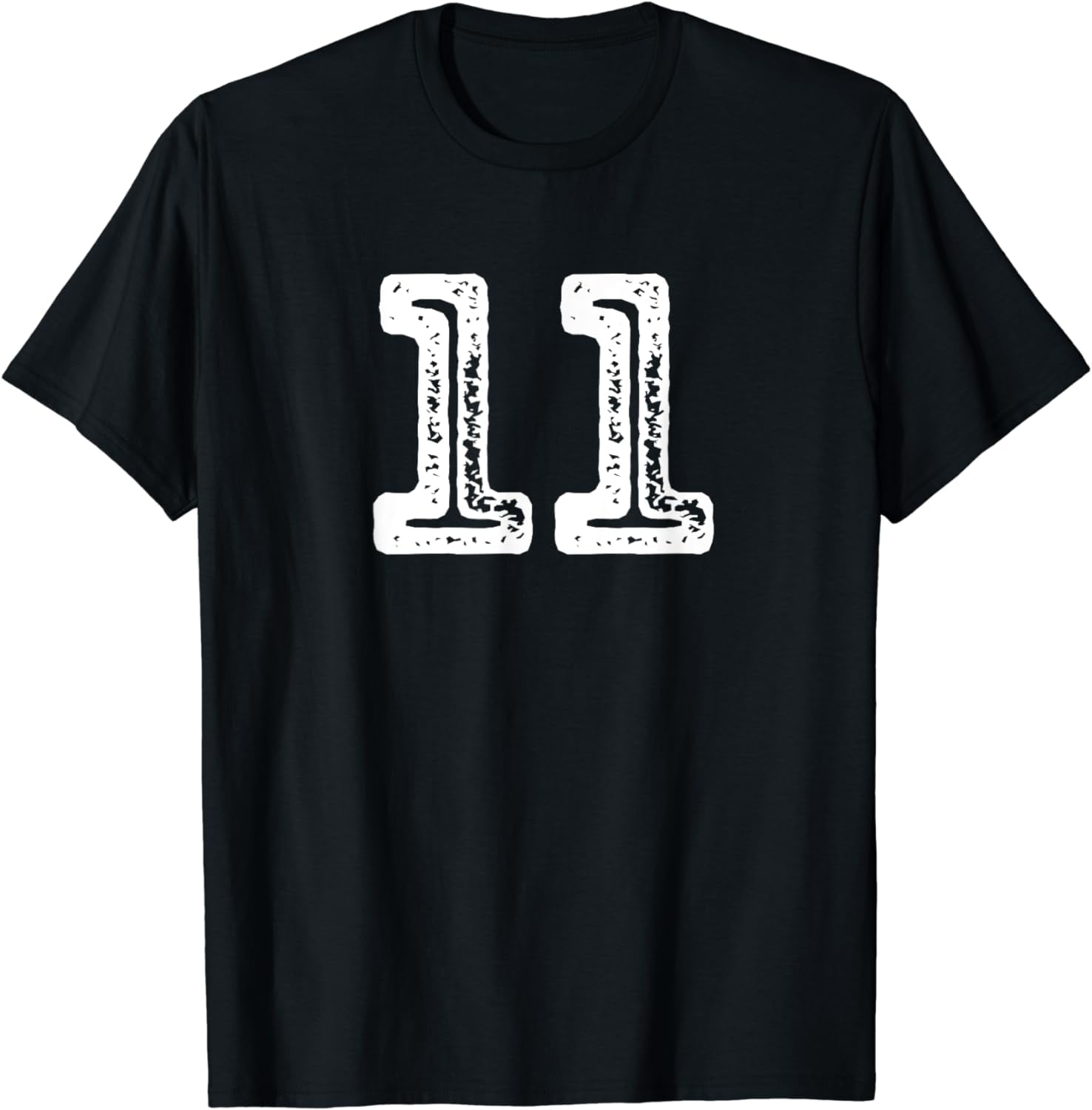 Number #11 Eleven Sports Jersey Retro Lucky Birthday Number T-Shirt ...
