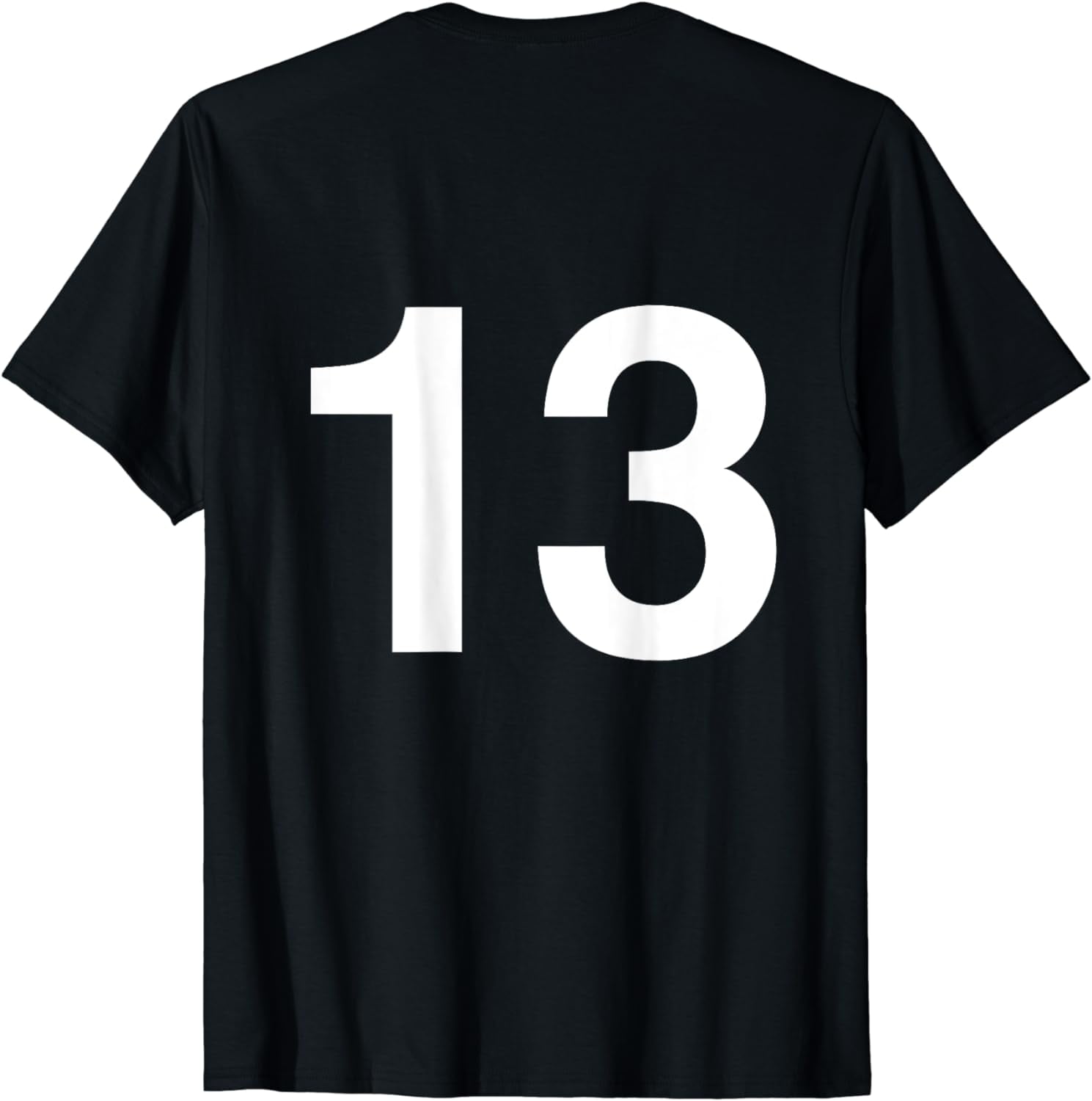 Number 13 Numbered Shirt Number on Back - Walmart.com