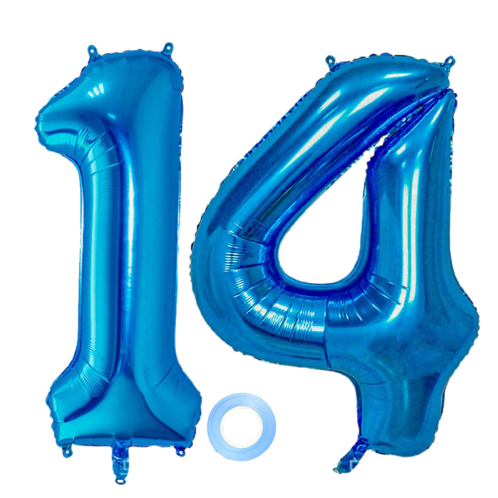 Number 14 Balloons 32 inch Digital Balloon Alphabet 14th Birthday ...