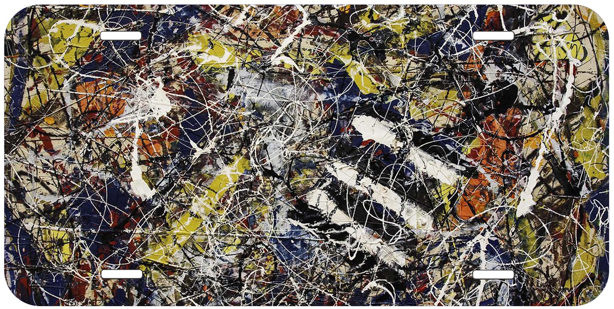 Number 17a Jackson Pollock 1948 Novelty Car License Plate - Walmart.com