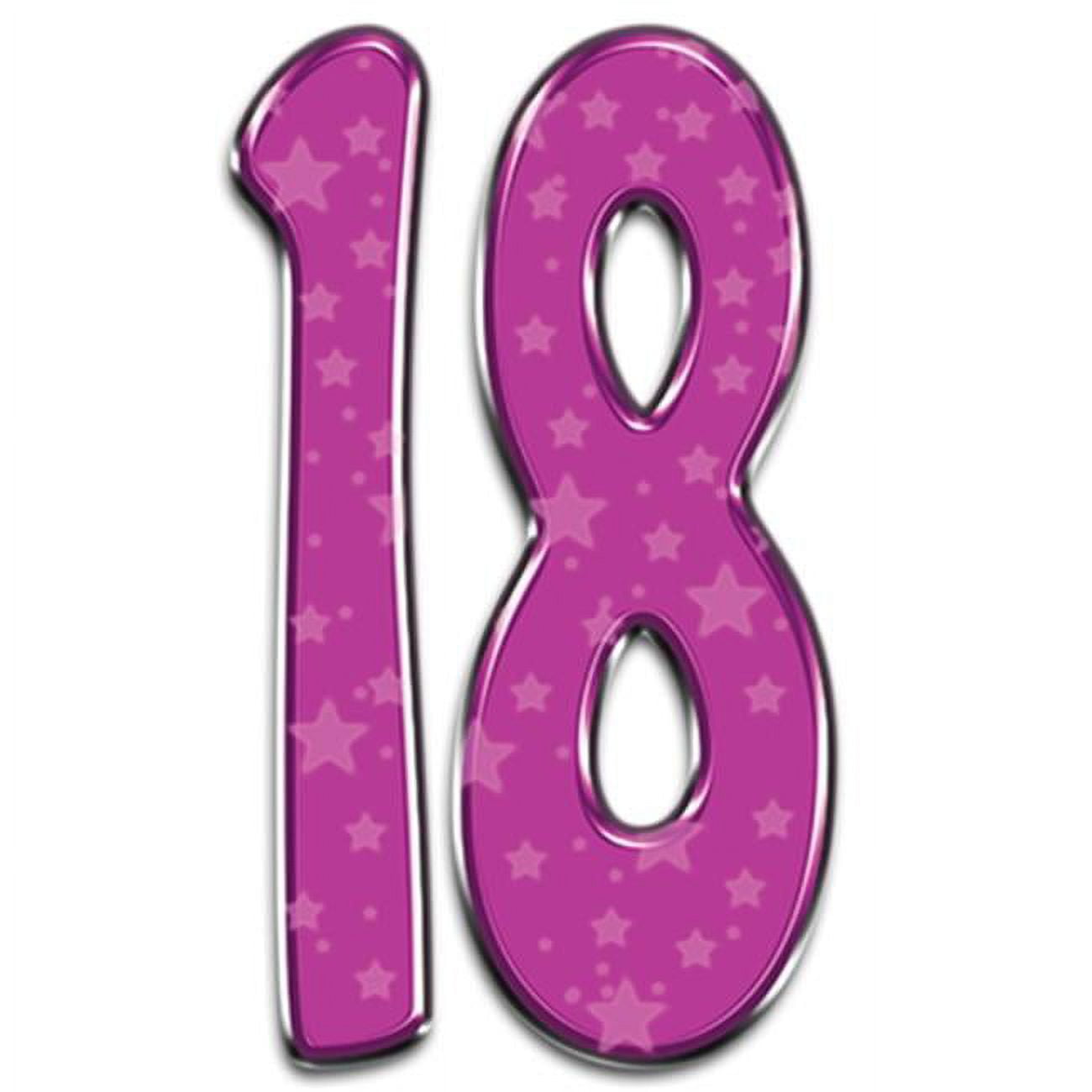 Number 18 Cardboard Cutout Cardboard Cutout - Walmart.com