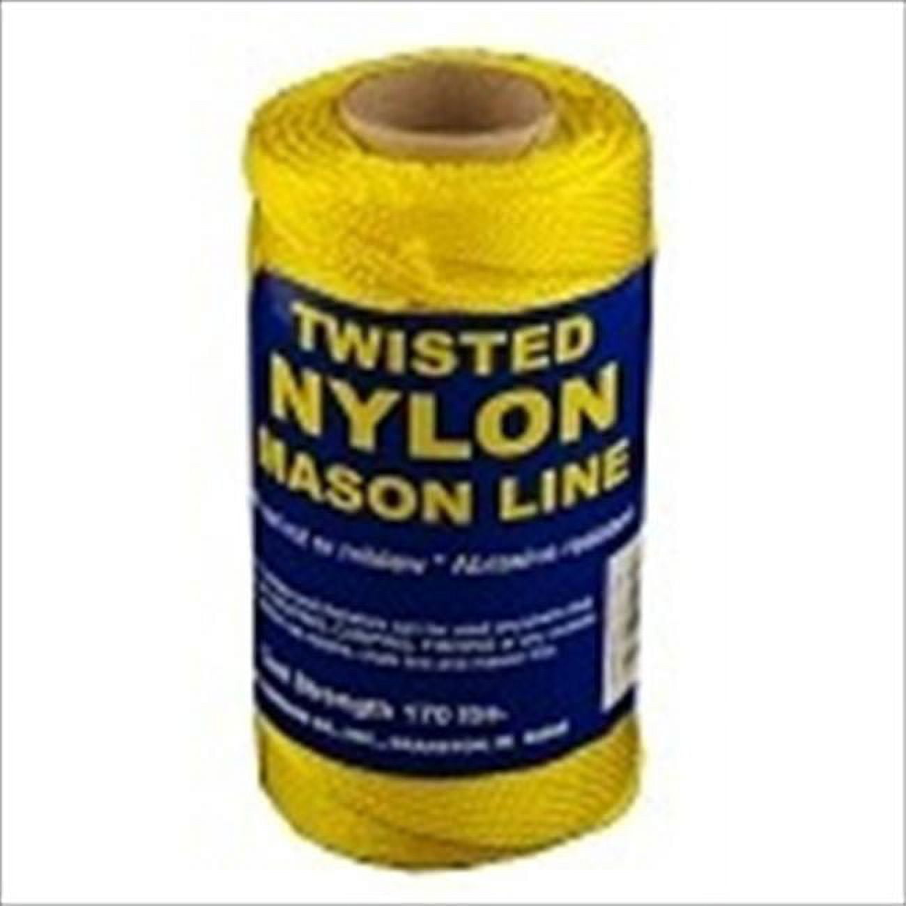 Number 18 Twisted Nylon Mason Line 550 ft. in Yellow - Walmart.com