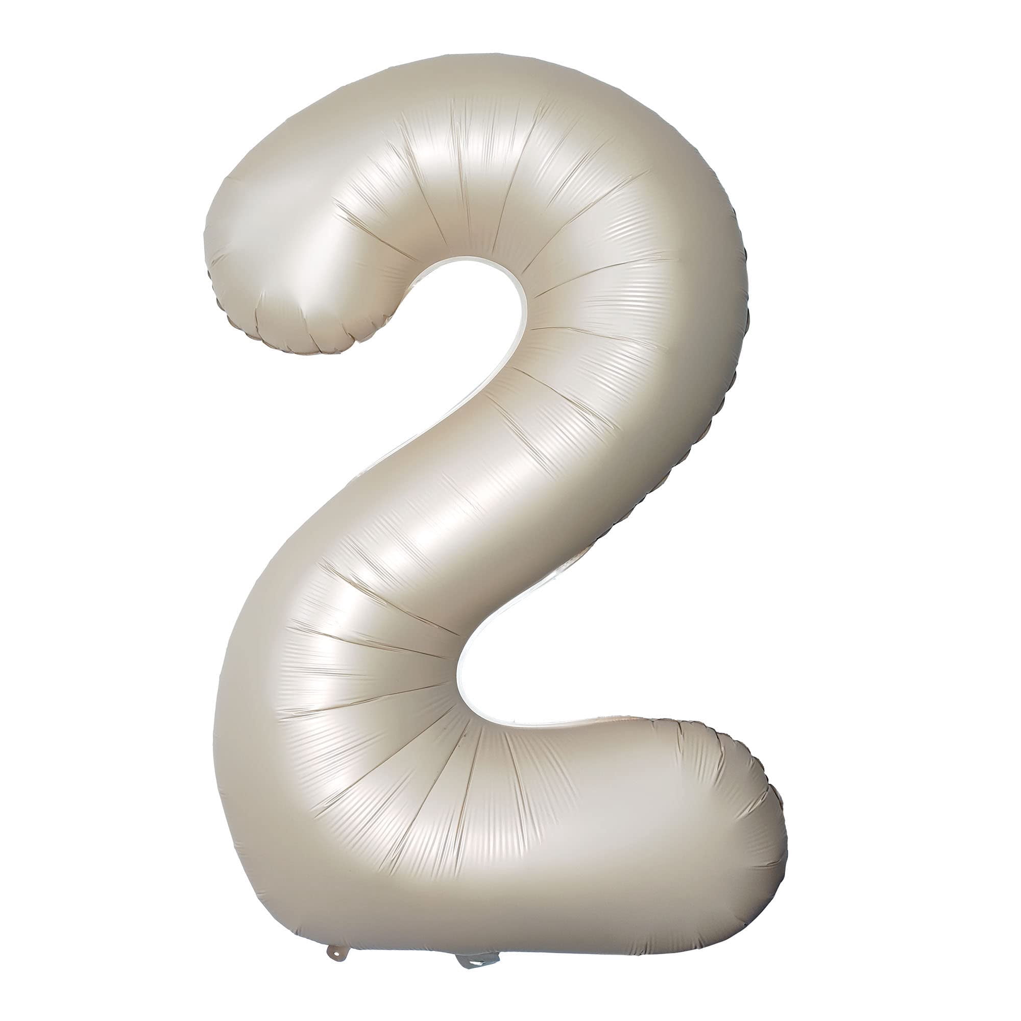 Number 2 Balloons White ZS23 Sand Two Balloon for 2 Year Old Birthday ...