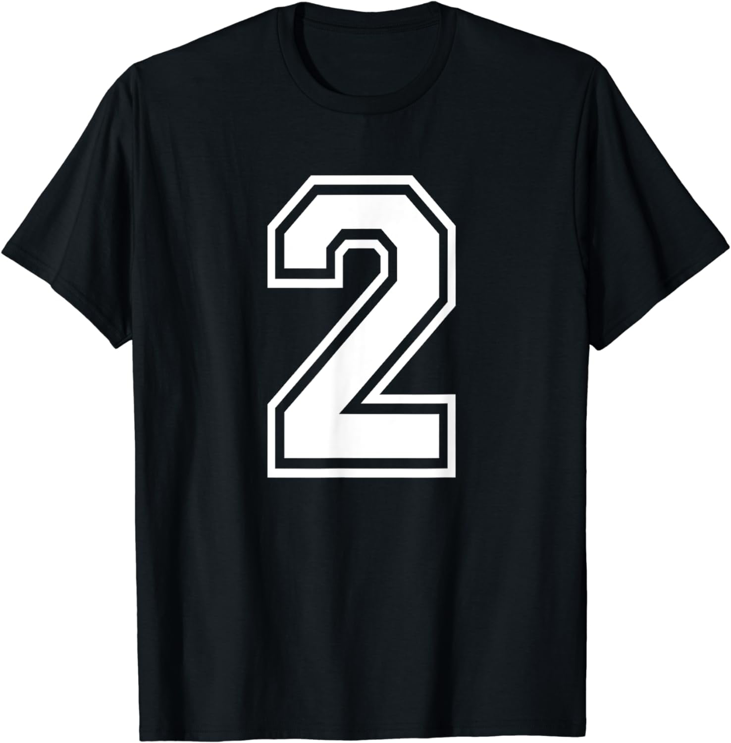 Number 2 Birthday Numbered Uniform Sports Jersey Team T-Shirt - Walmart.com