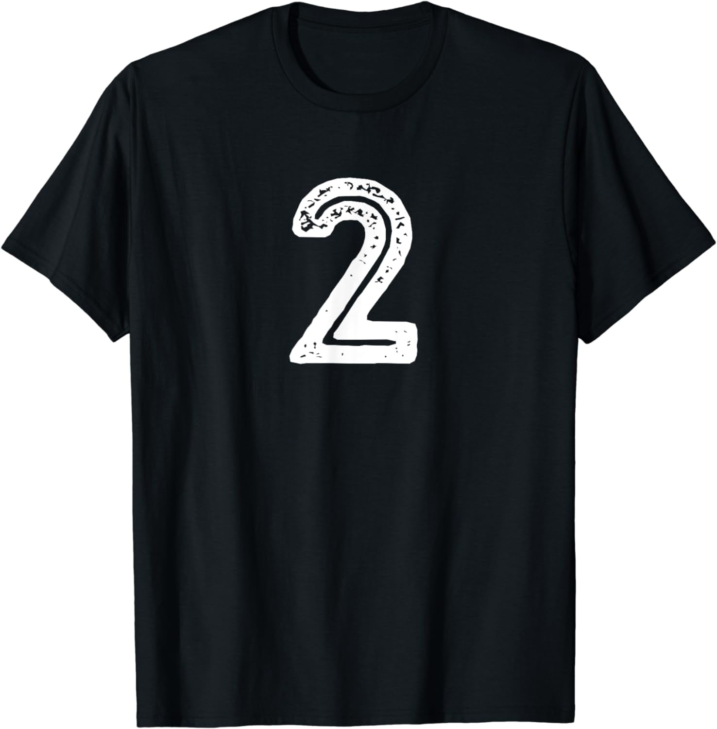 Number #2 Sports Jersey Two Retro Lucky Birthday Number T-Shirt ...
