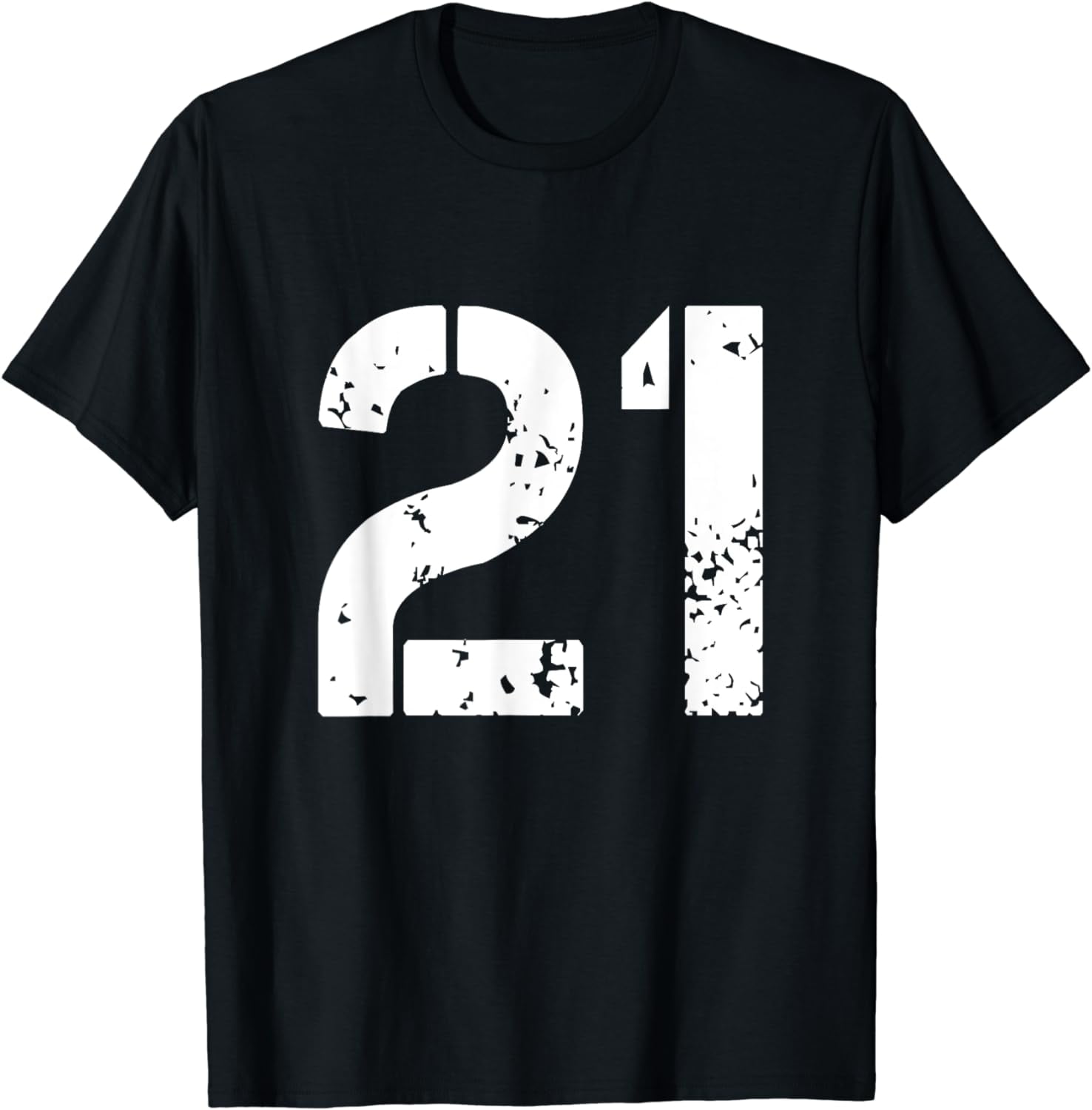 Number 21 Varsity Team - 21st Birthday & 21 Years Old T-Shirt - Walmart.com