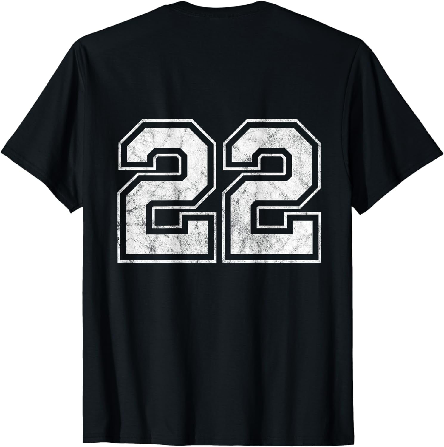 Number 22 on the back T-Shirt - Walmart.com