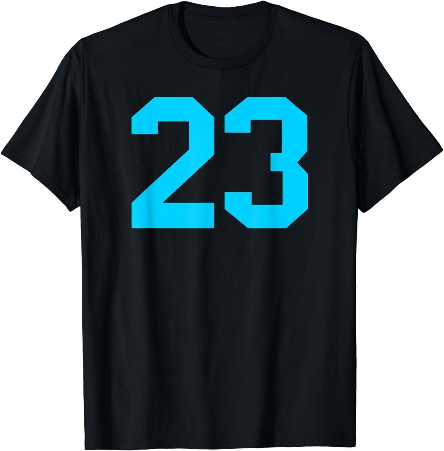 Number #23 Sports Jersey Sky Blue Lucky Number T-Shirt - Walmart.com