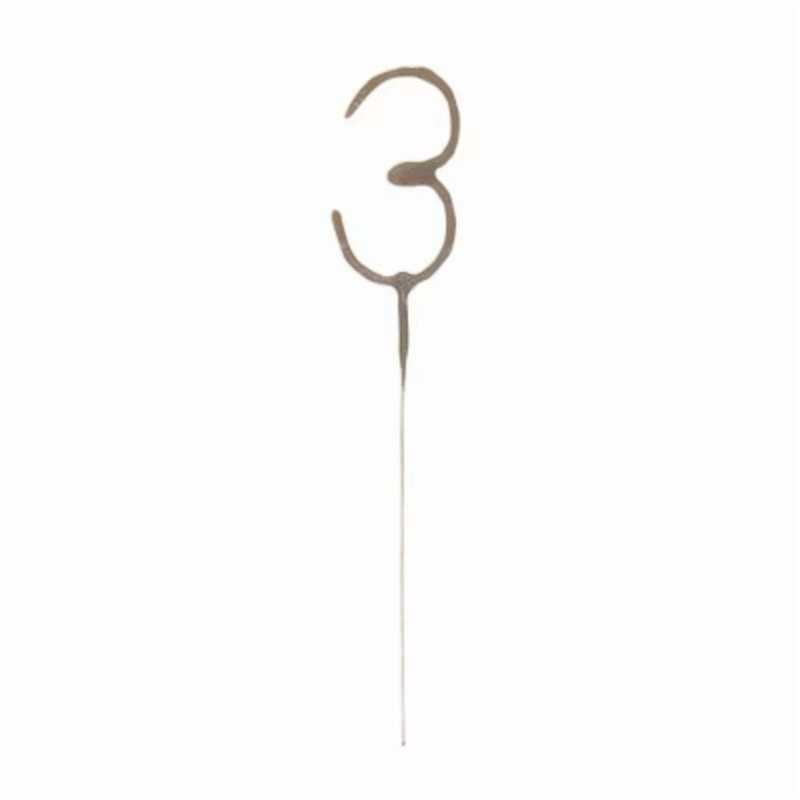 Number 3 Sparkler Flame - Walmart.com