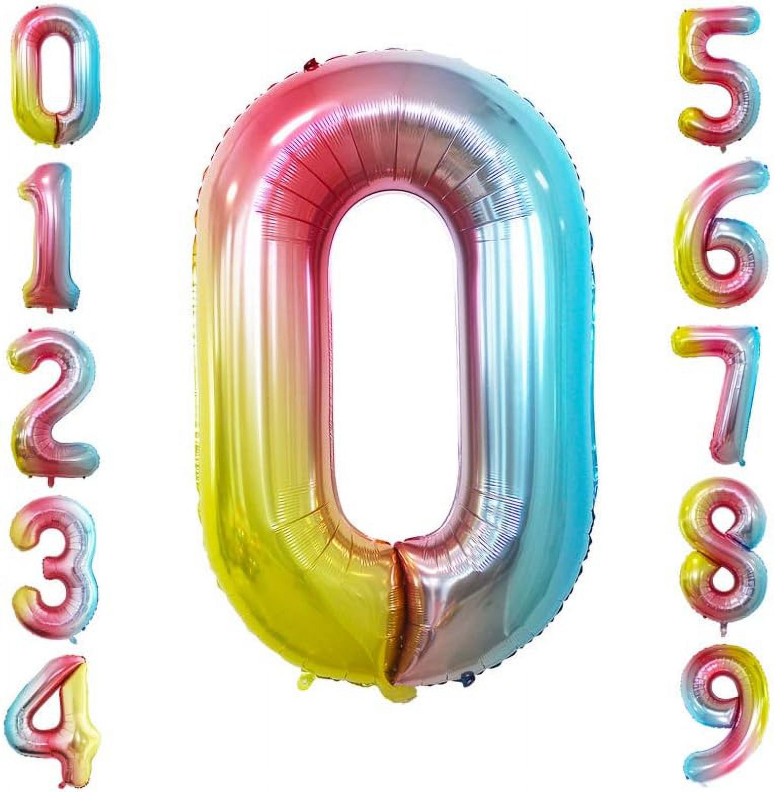 Number 30 Balloons for 30th Birthday Party Decorations,42 Inch Jumbo ...