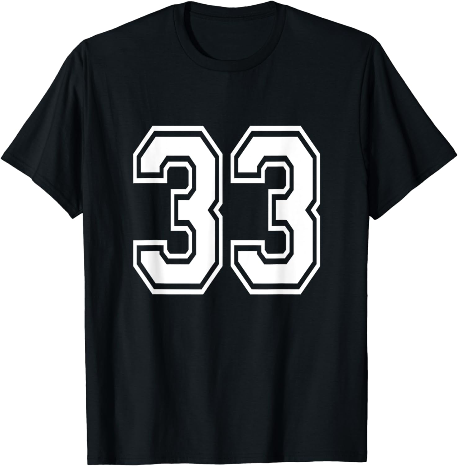 Number 33 T-Shirt Birthday Varsity Sports Team Jersey - Walmart.com