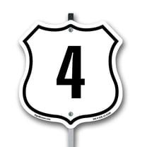 Parking For Residents Only (5 Pack) 12 inch X 12 inch Shield Shaped ...