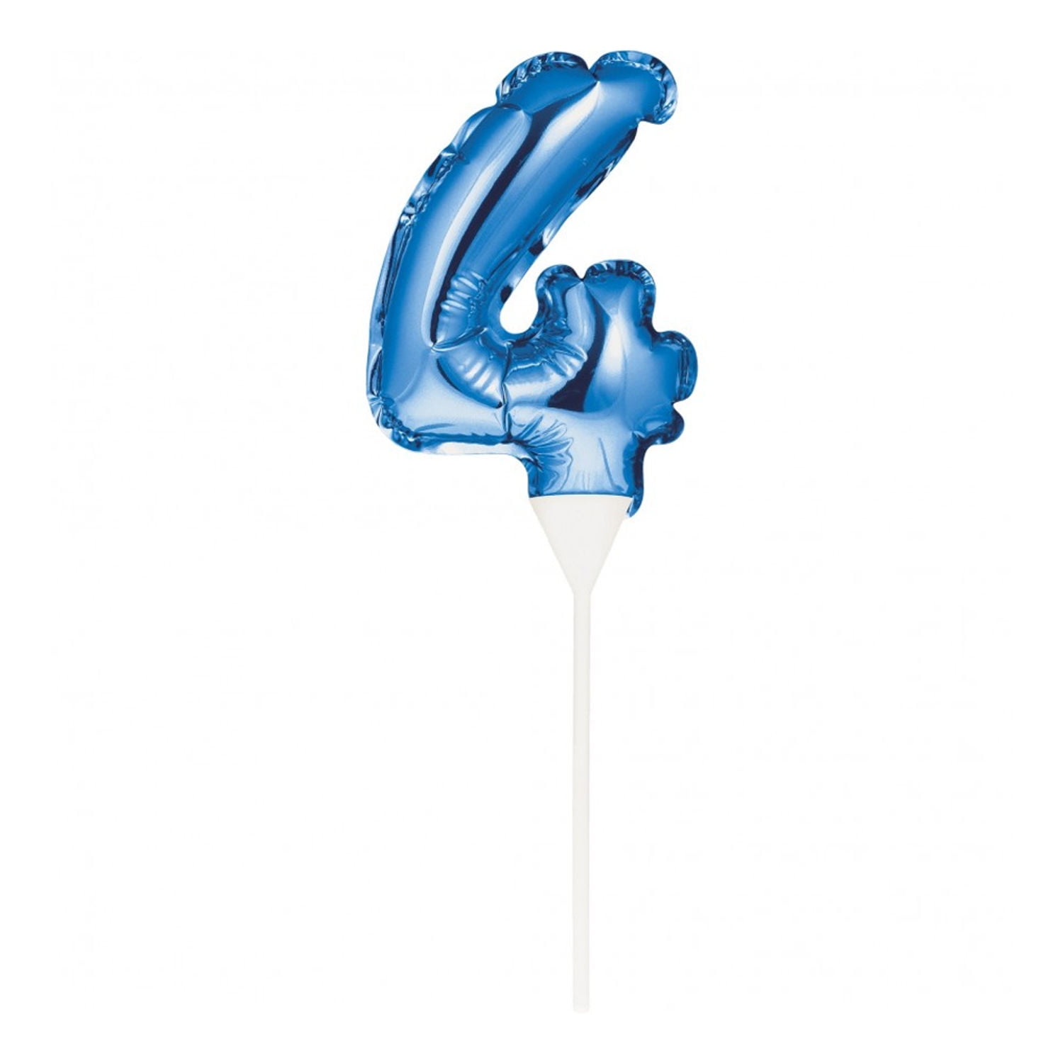 Number 4 Balloon Cake Topper - Walmart.com