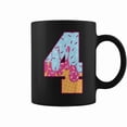 Number 4 Ice Cream Drip Matching Numbers Costume Meme Coffee Mugs ...