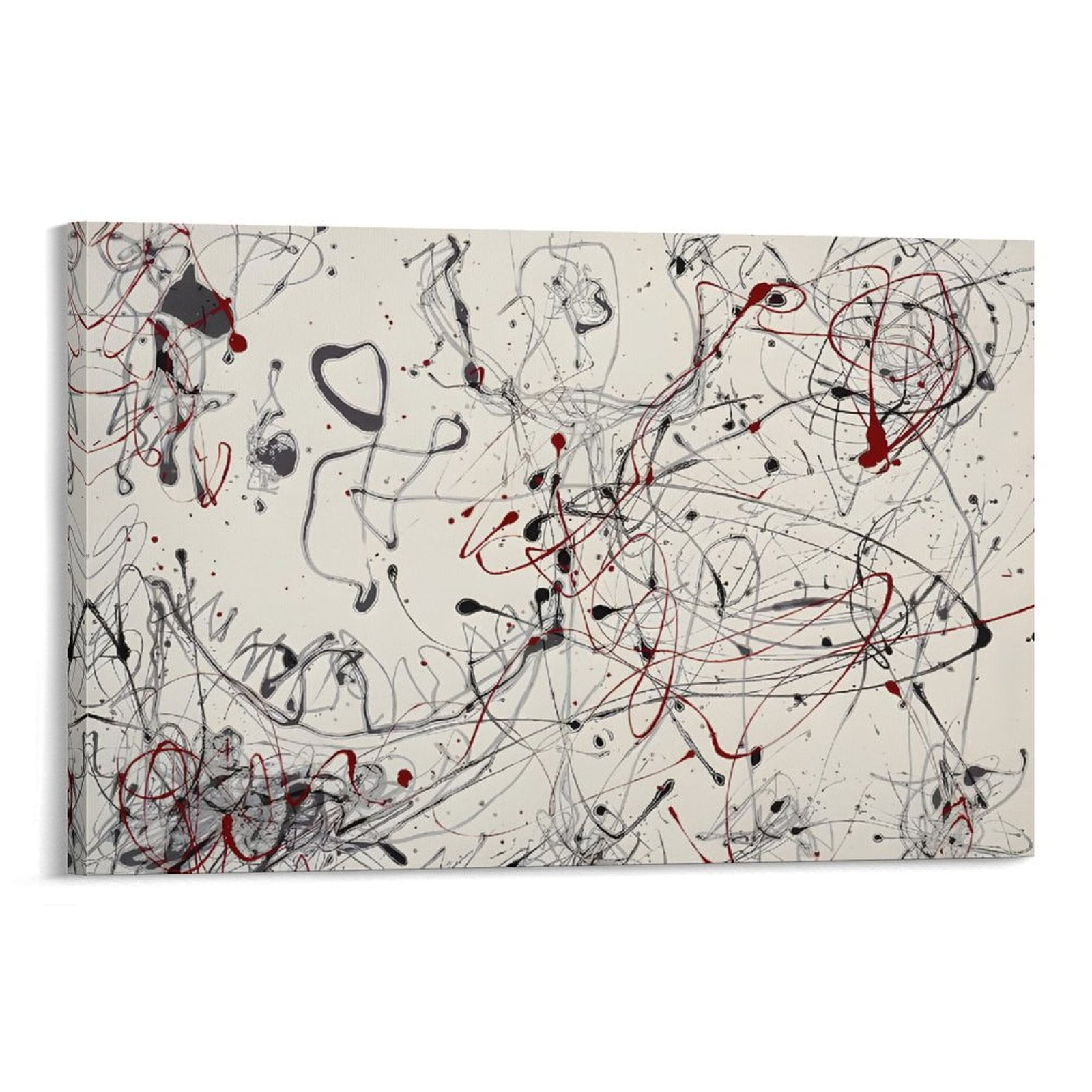 Number 4 by Jackson Pollock Painting Poster Gifts Canvas Painting ...