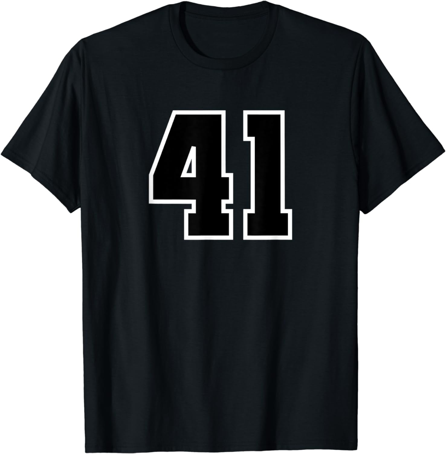 Number #41 Sports Jersey, Birthday Age Favorite Lucky Number T-Shirt ...