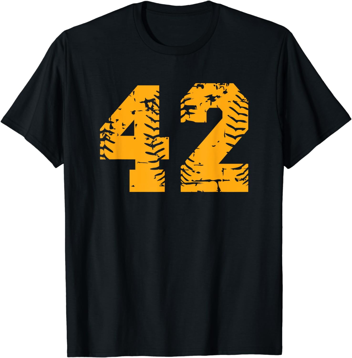 Number #42 Baseball Jersey Vintage Lucky Number T-Shirt - Walmart.com