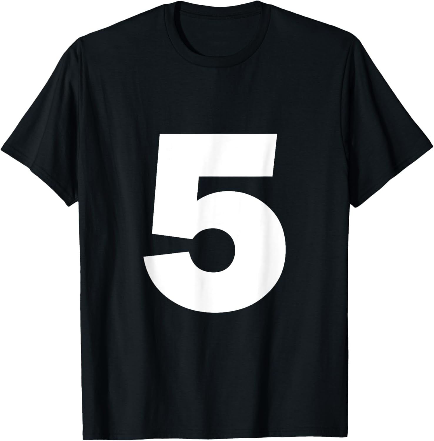 Number 5 Five Tshirt Player Team Monogram Spell Words Shirt - Walmart.com