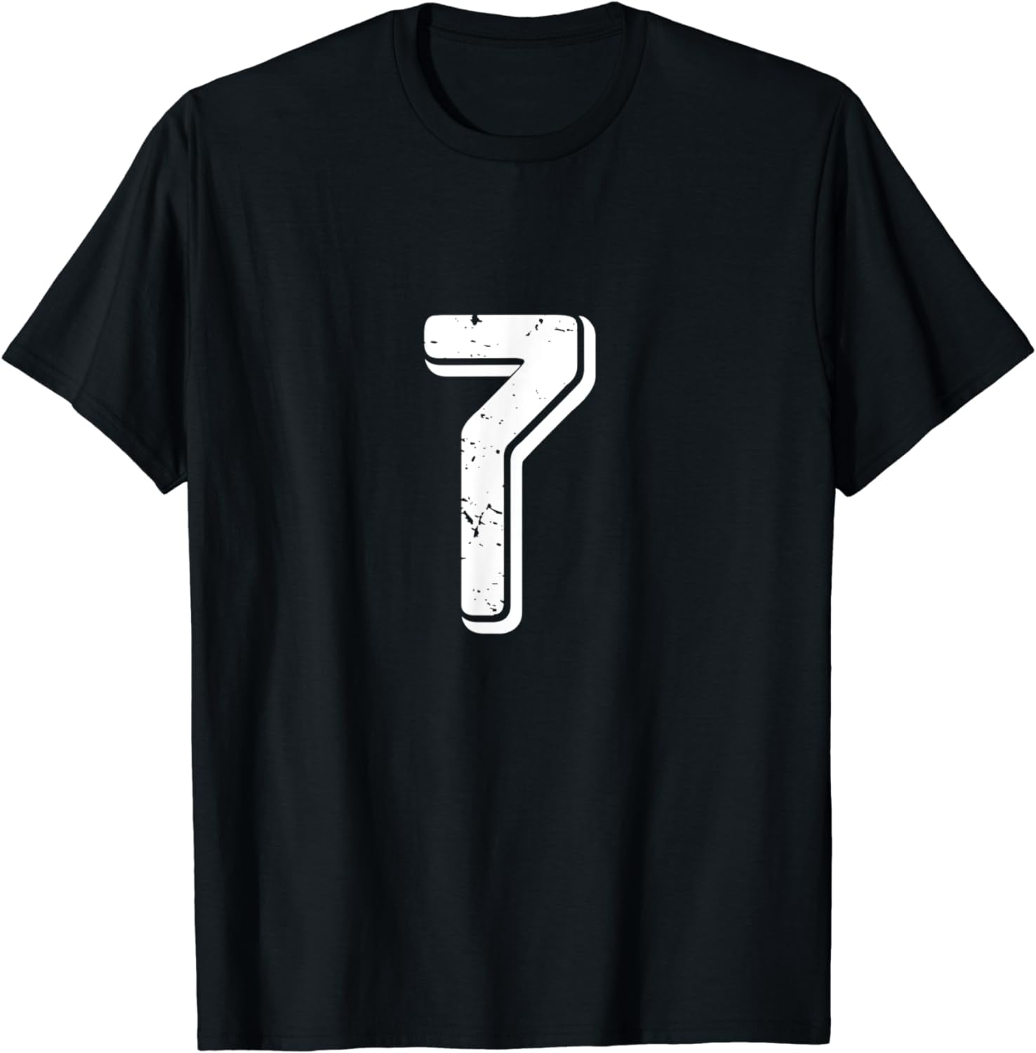 Number 7 - Lucky Number Seven Design T-Shirt - Walmart.com