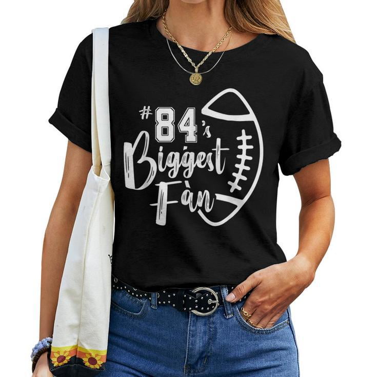 Number 84’s Biggest Fan T-Shirt for Football Player Mom, Dad, and ...