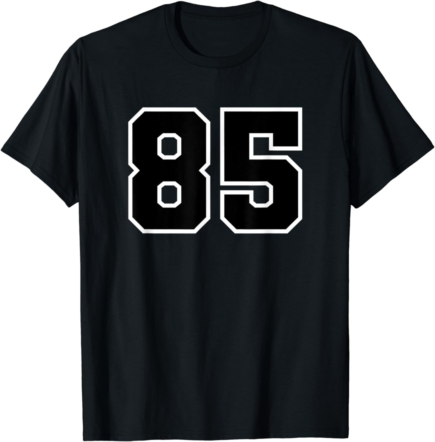 Number #85 Sports Jersey, Birthday Age Favorite Lucky Number T-Shirt ...