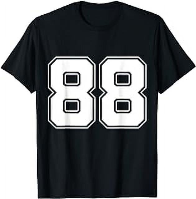 Number 88 - Best Classic College American Varsity Style Font T-Shirt ...