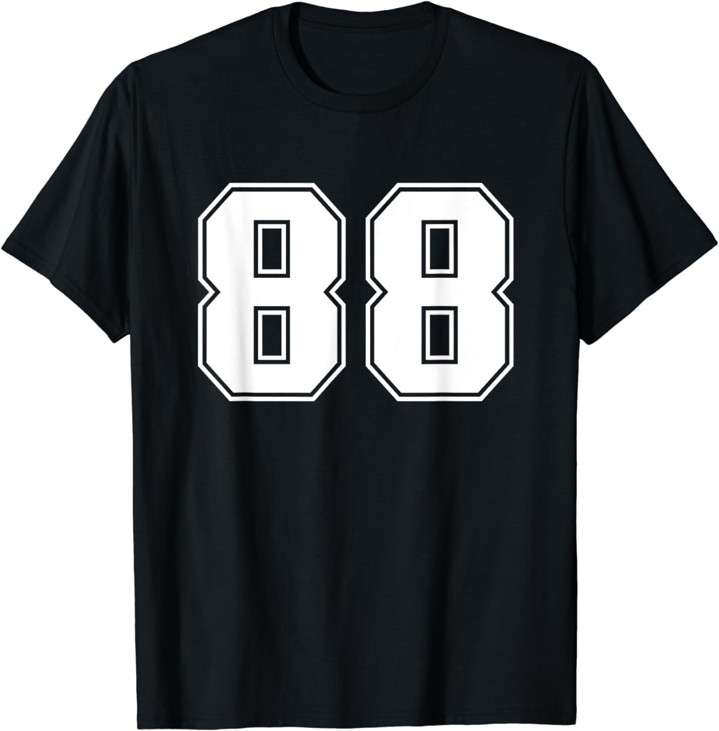 Number #88 Sports Jersey Lucky Number T-Shirt - Walmart.com