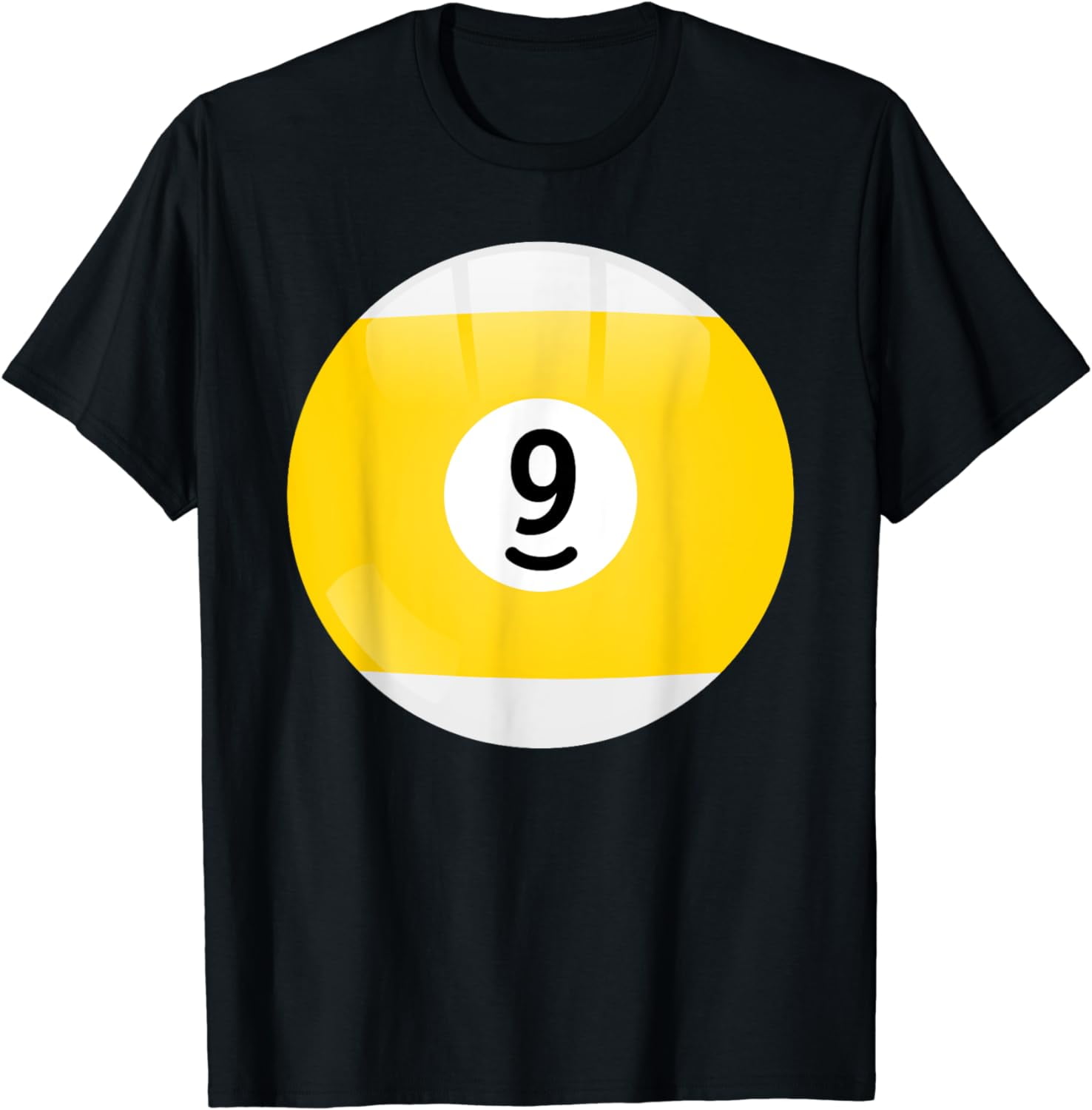 Number 9 Pool Ball, Billiard. Pool Ball T-Shirt - Walmart.com