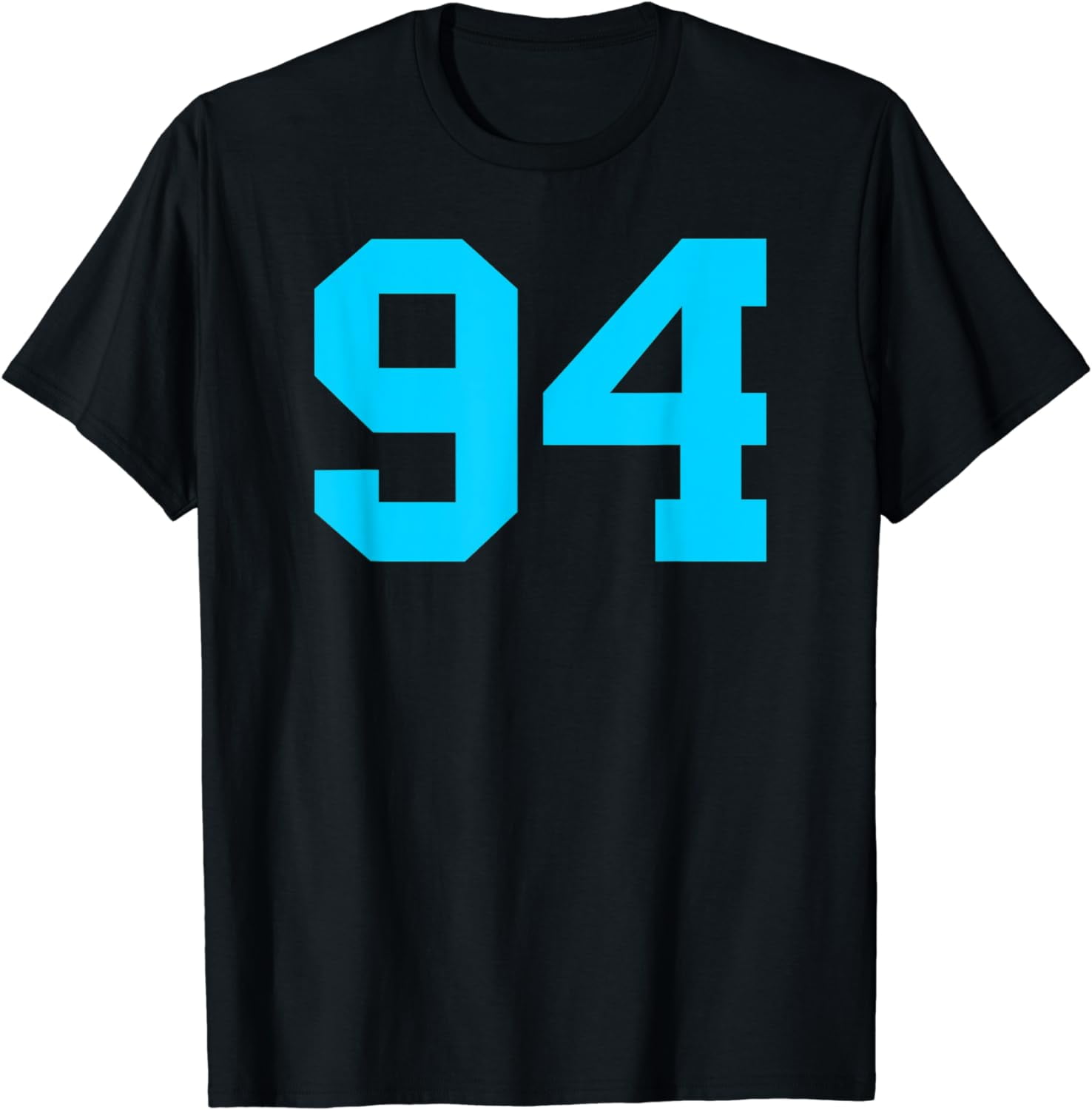 Number #94 Sports Jersey Sky Blue Lucky Number T-Shirt - Walmart.com