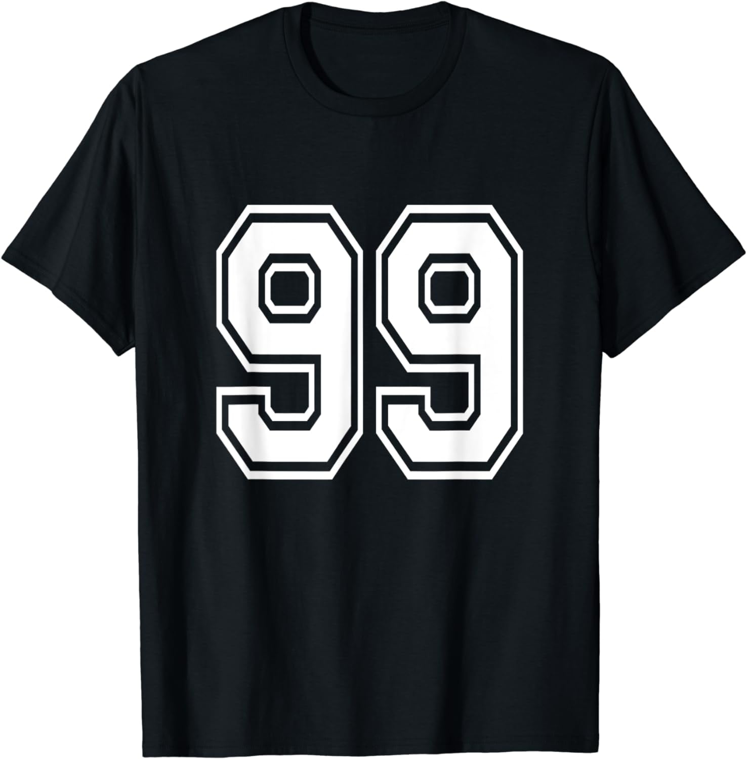 Number 99 T-Shirt Birthday Varsity Sports Team Jersey - Walmart.com