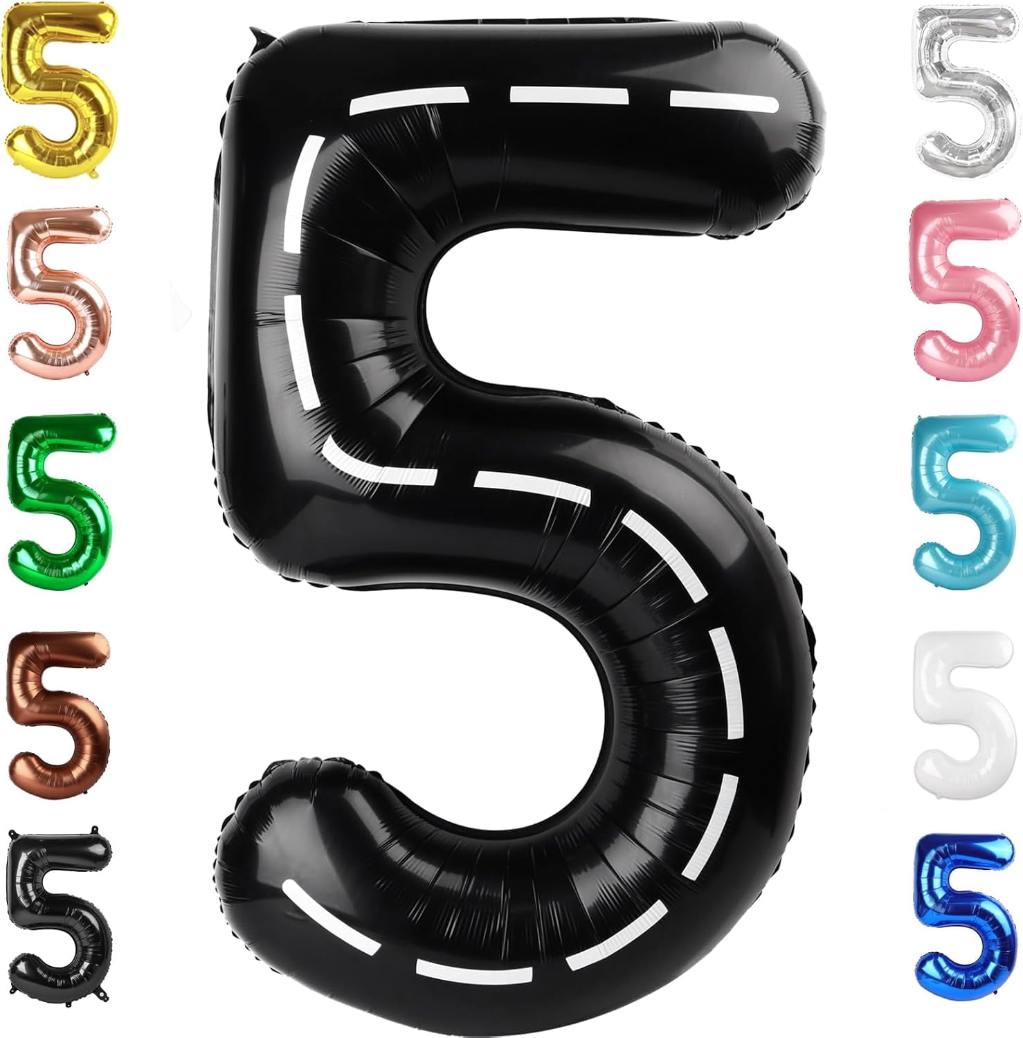 Number Balloon 40 Inch for Birthday Decorations, Large Foil Balloon ...