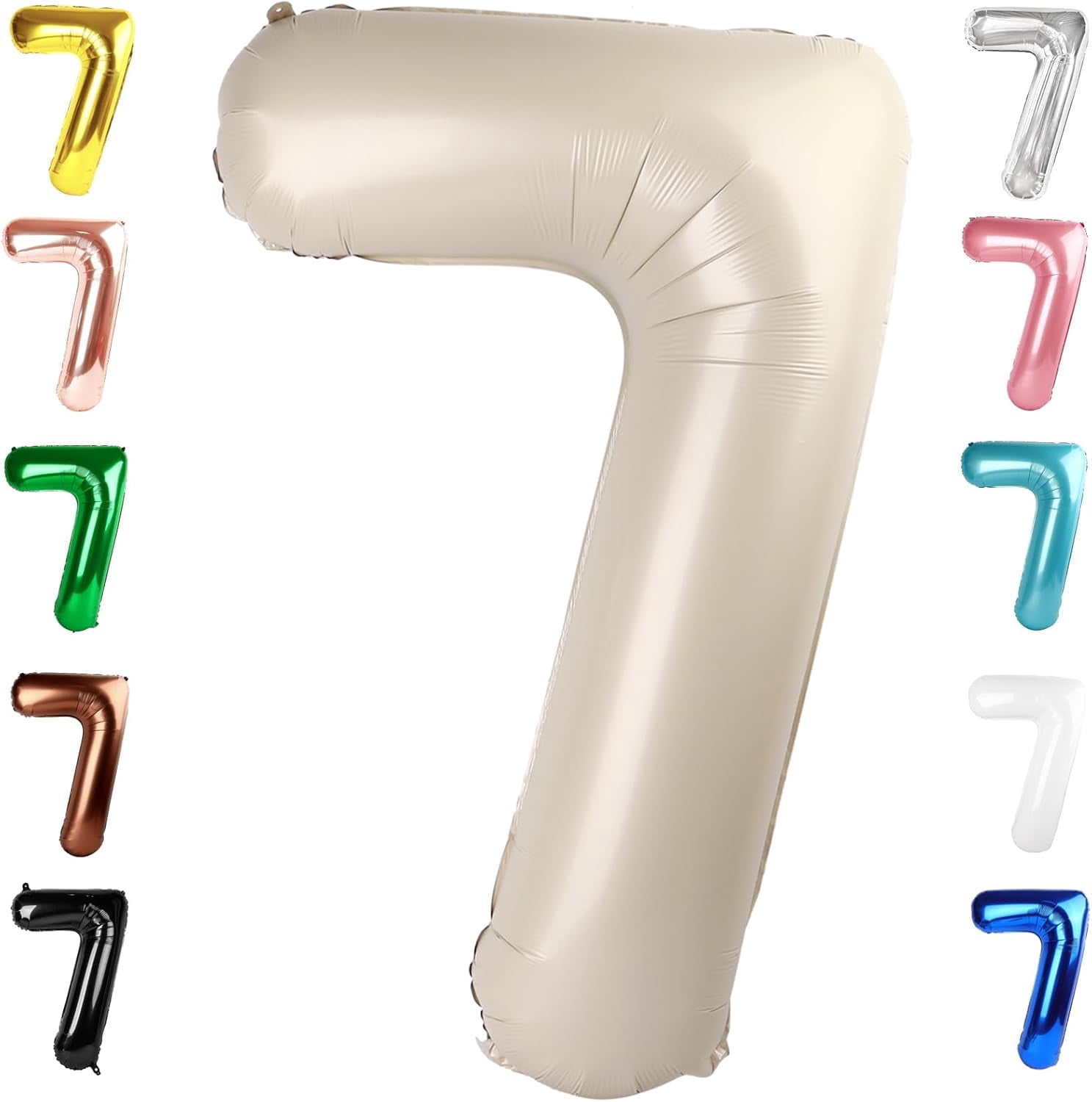 Number Balloon 40 Inch for Birthday Decorations, Large Foil Balloon ...