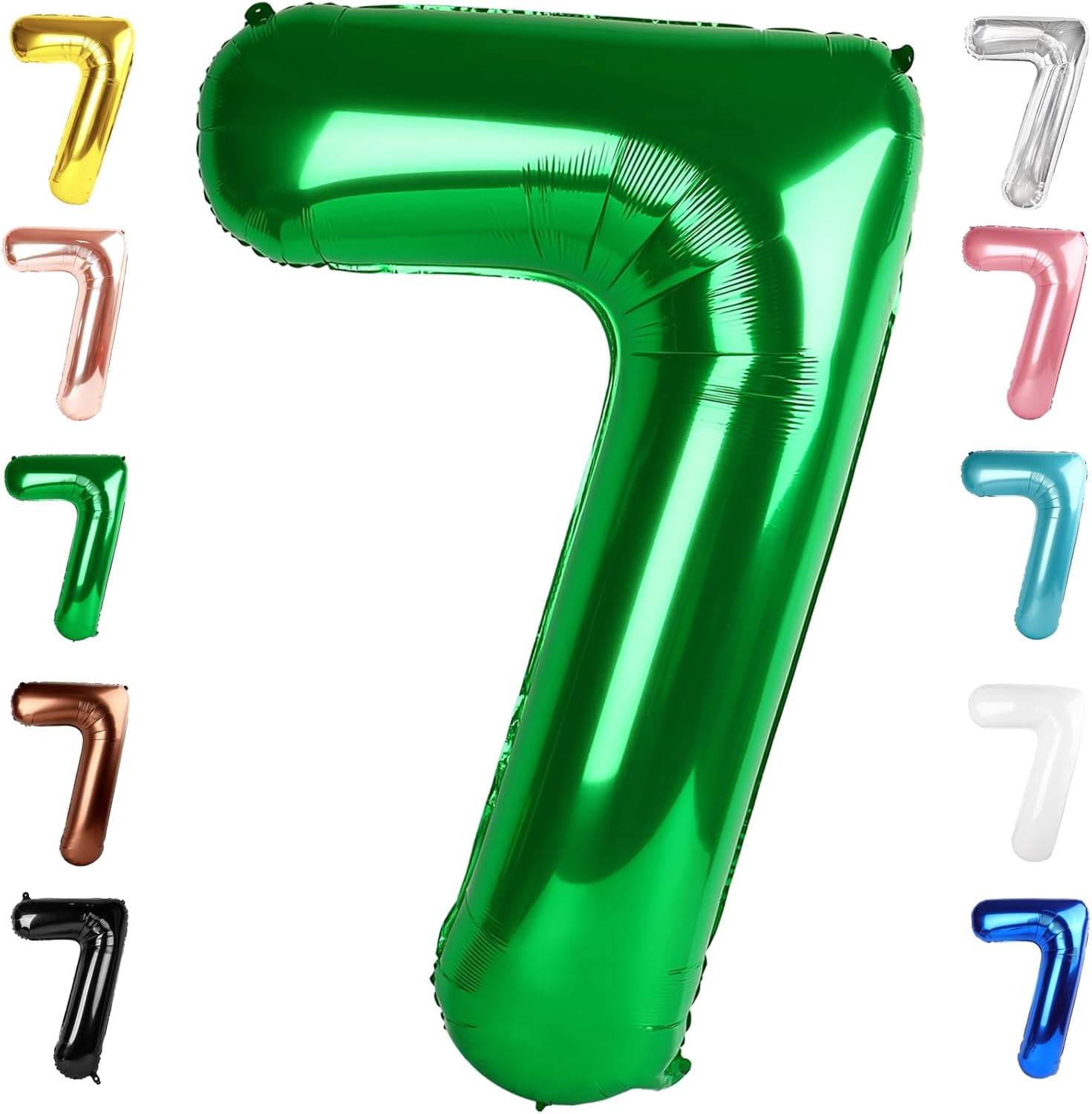 Number Balloon 40 Inch for Birthday Decorations, Large Foil Balloon ...