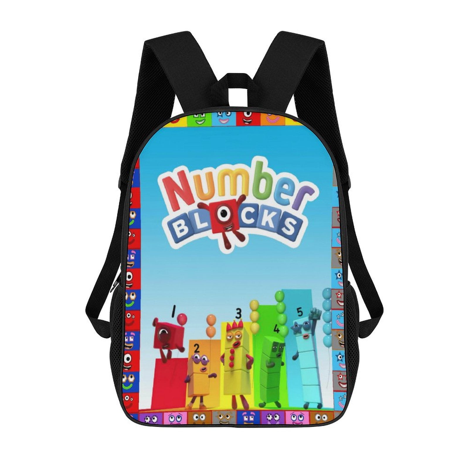 Number Block Backpack 3D Print Cartoon Anime Backpacks Travel Backpack ...