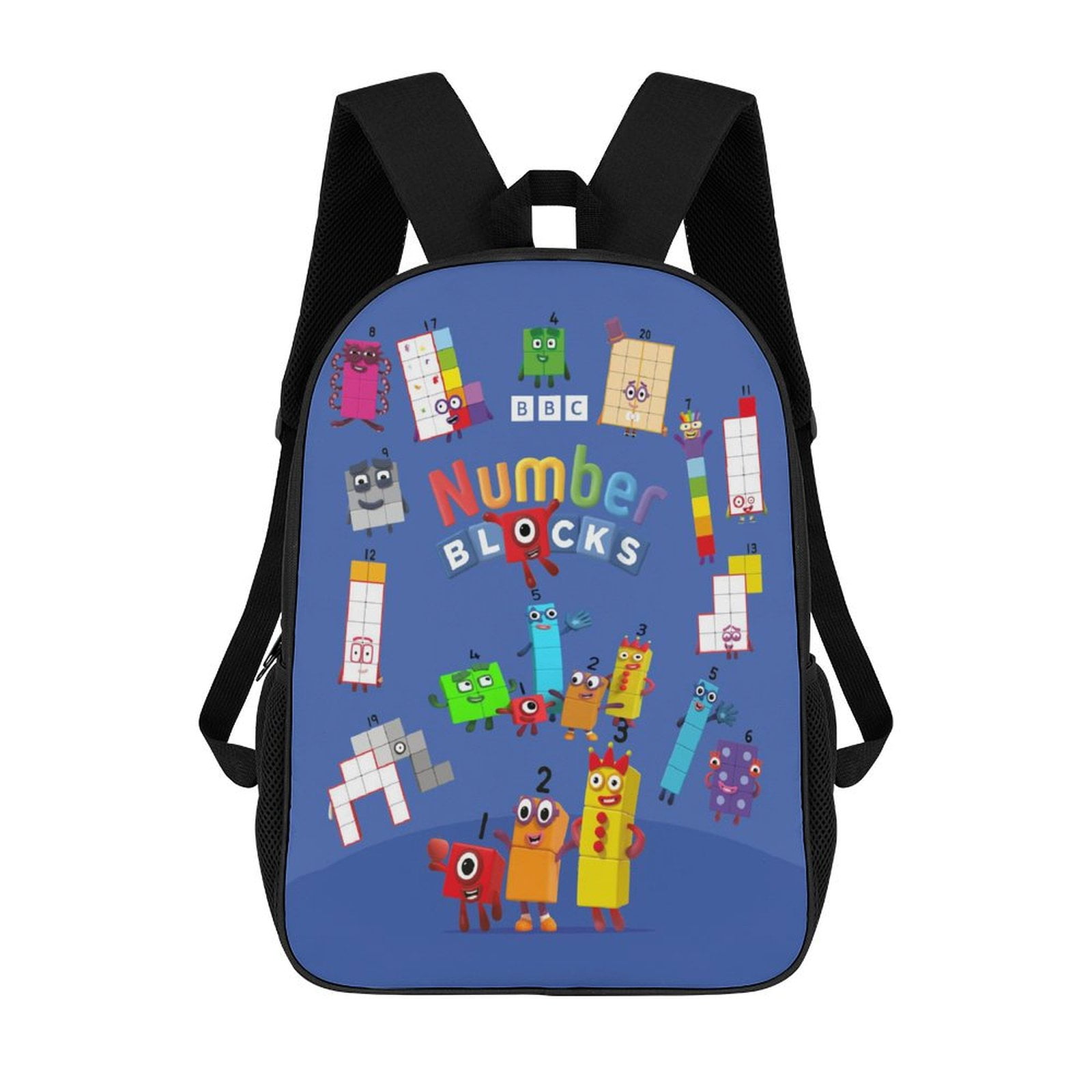 Number Block Backpack 3D Print Cartoon Anime Backpacks Travel Backpack ...