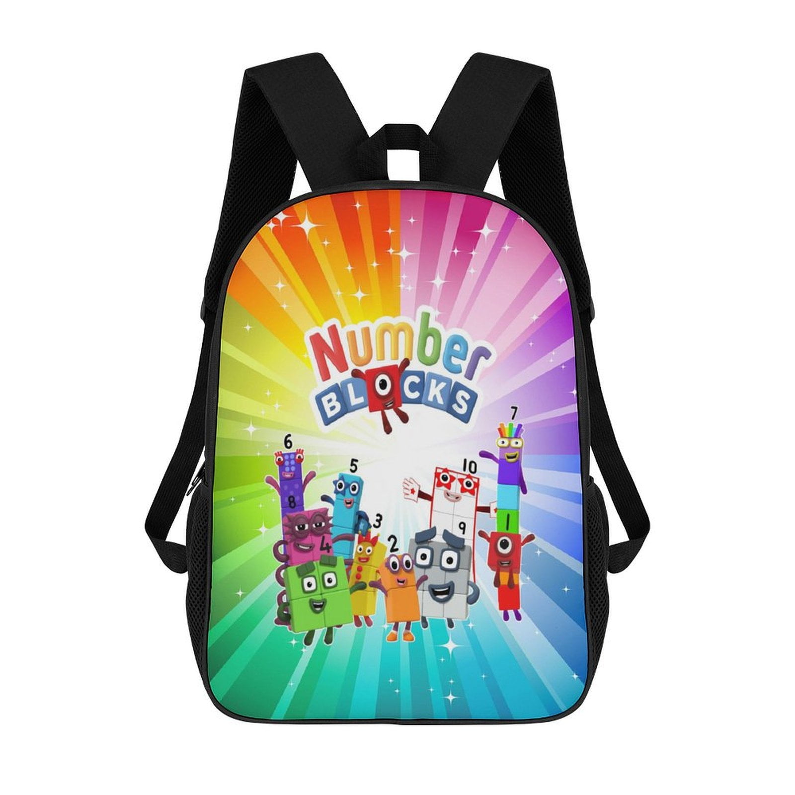 Number Block Backpack 3D Print Cartoon Anime Backpacks Travel Backpack ...
