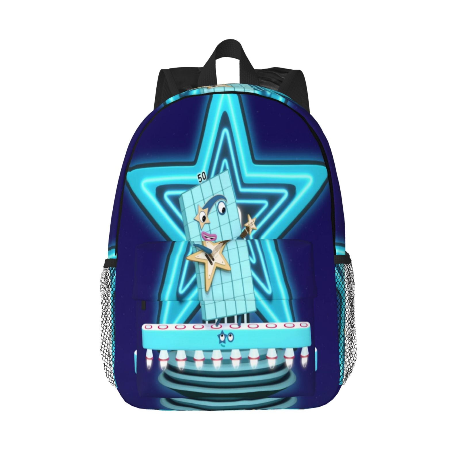 Number Block Backpack for Bookbag with Adjustable Straps, Durable Bag ...