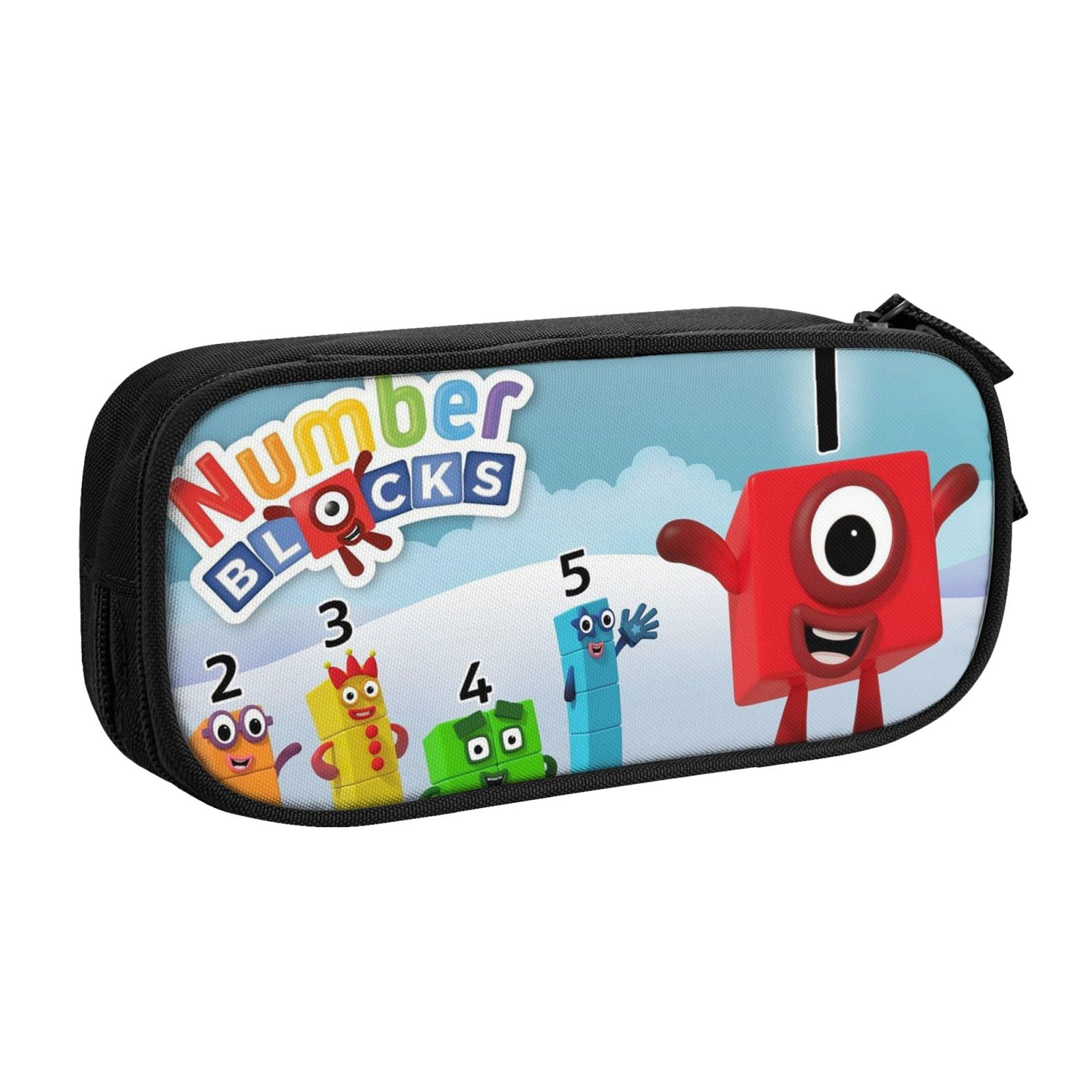 Number Block Big Capacity Pencil Case, Large Storage Pencil Pouch Pen ...