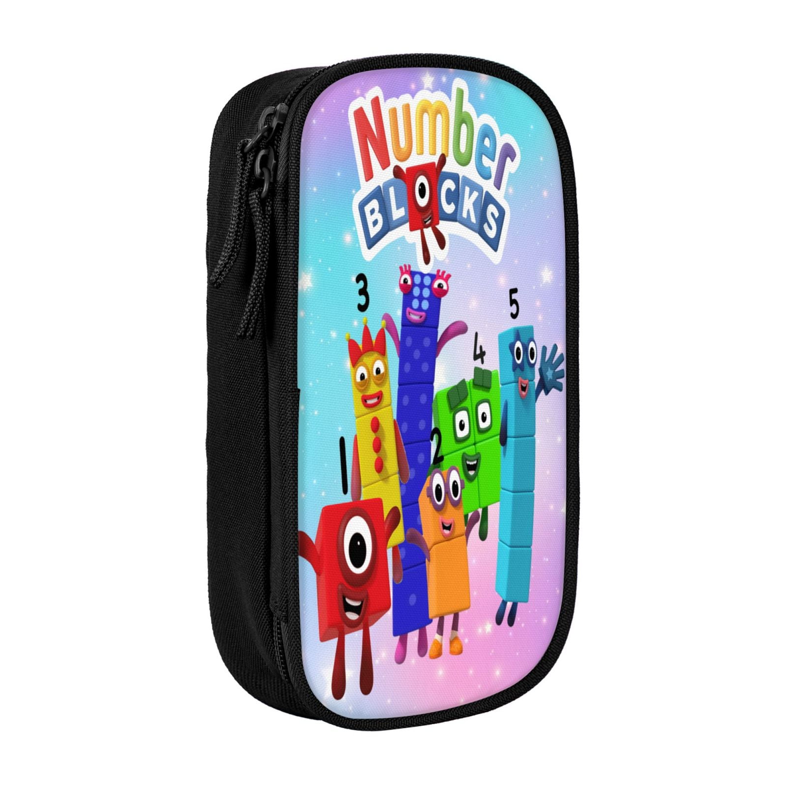 Number Block Big Capacity Pencil Pouch Big Capacity Waterproof and ...