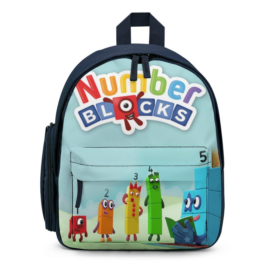Number Block Backpacks Lightweight Casual Bookbags Travel Daypack ...