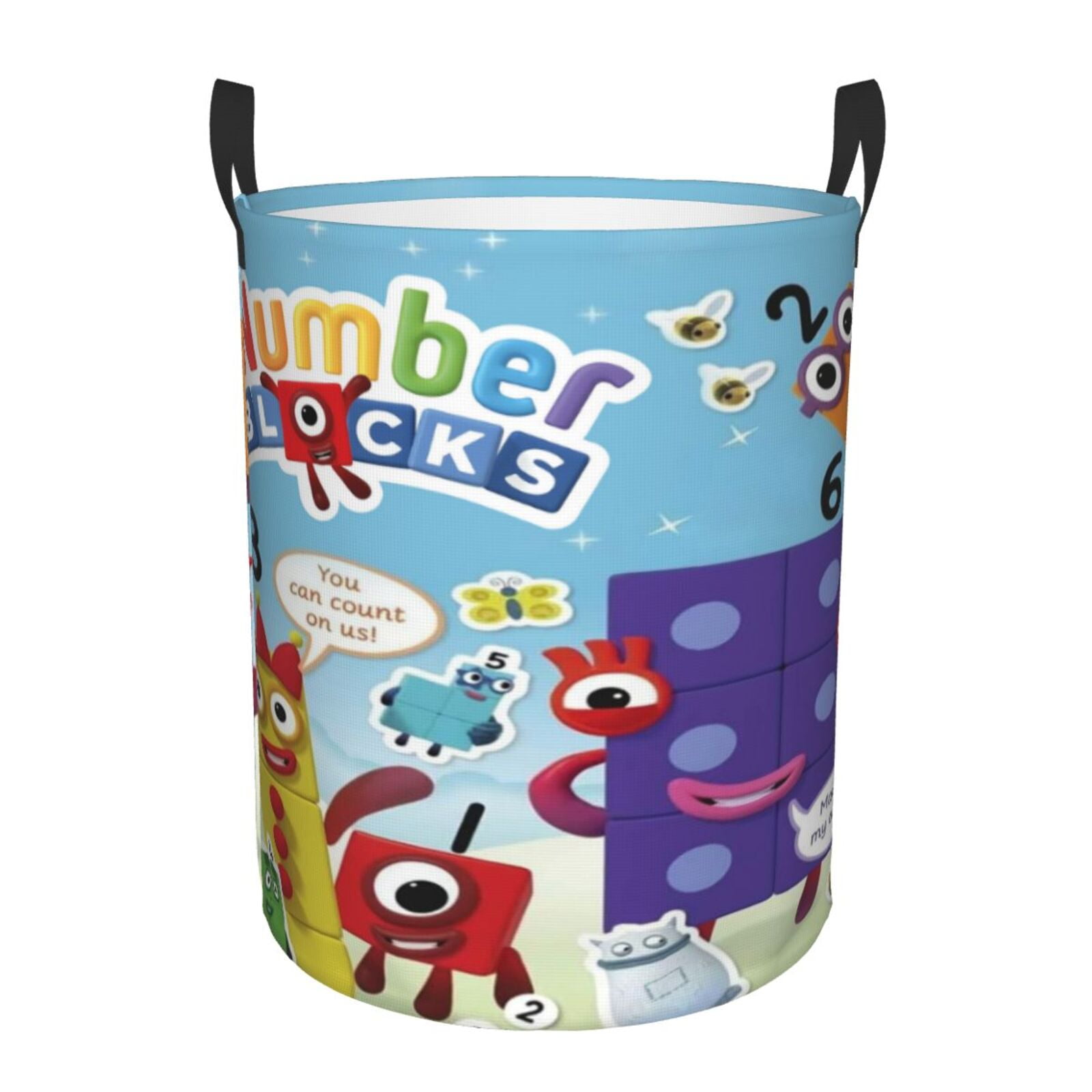 Number Block Laundry Hamper With Handle Anime Laundry Basket Gift For ...