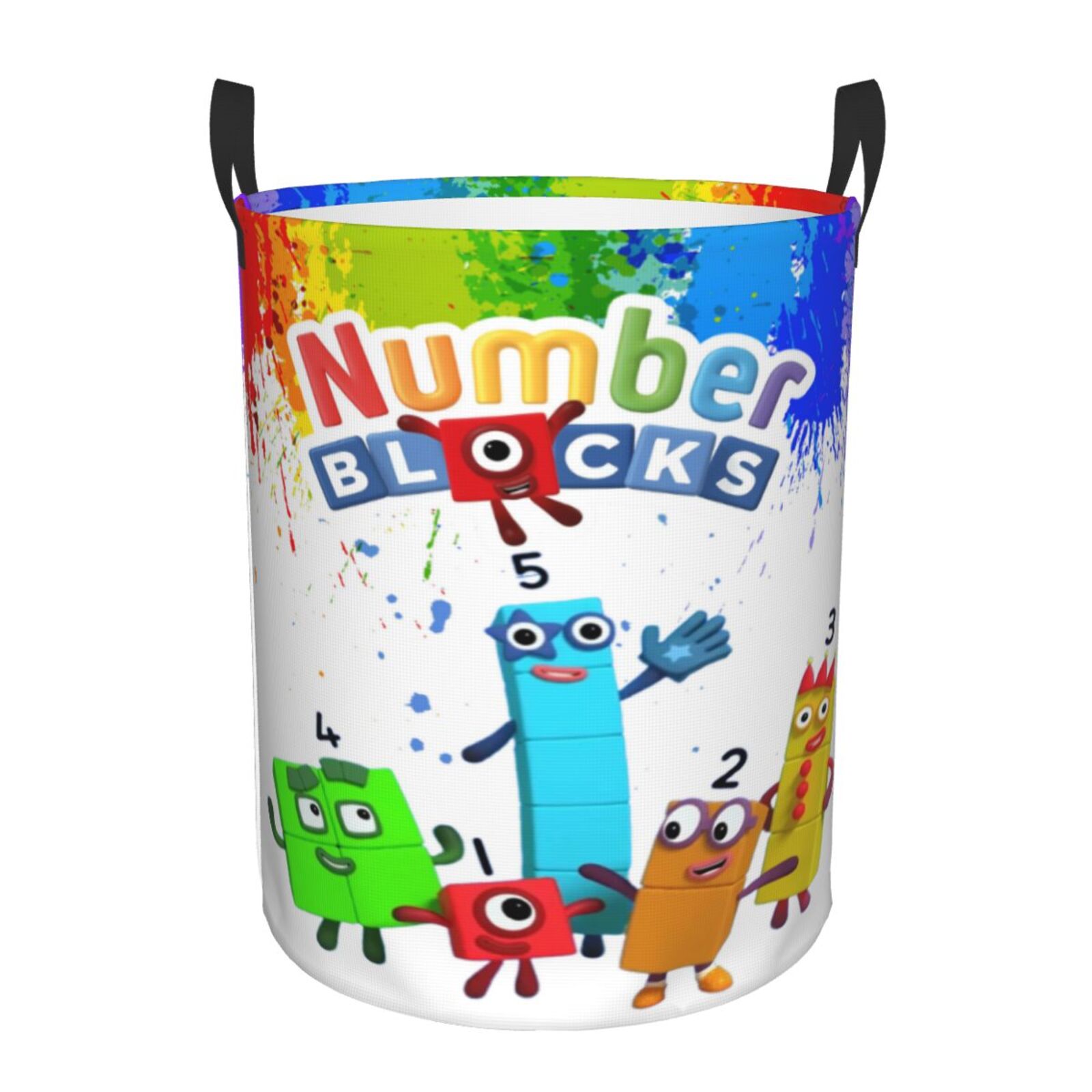 Number Block Laundry Hamper With Handle Anime Laundry Basket Gift For ...